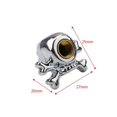 LEEPEE 4pcs Car Tire Air Valve Cap Tyre Wheel Dust Stems Sk