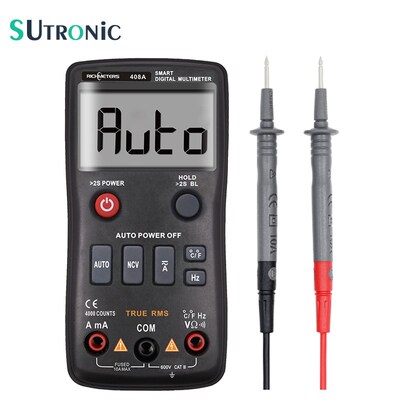 RM408A Digital Multimeter NCV True RMS with Temperature Test