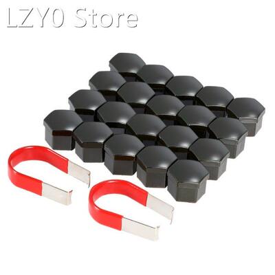 Universal 17mm Car Wheel Chrome Plastic Nut Cover Bolt Cap