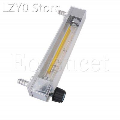 10.6x3.4x23.8cm Silver Metal Acrylic LZB-10 Liquid Flow Mete