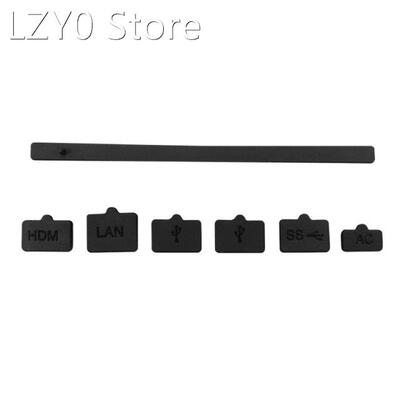 7 Pieces/set Silicone Host Dust Plugs Set USB HDMI-compatibl