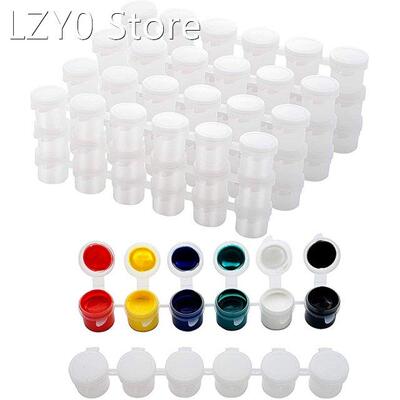 30 Strips Empty Paint Strips Paint Cup Pots Storage Containe