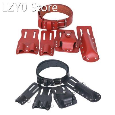 5 in 1 Leather Tool Belt Pouch Suitable for Water Electricia