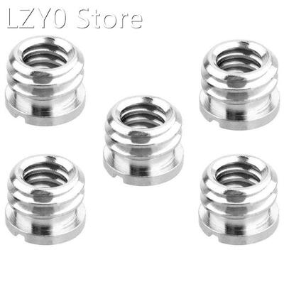 5 Pack 1/4 inch to 3/8 inch Convert Screw Standard Adapter R