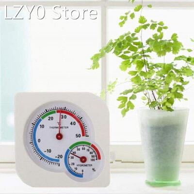 Gourd-Shaped Indoor And Outdoor Square Double Dial Thermomet