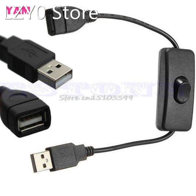 New USB Cable With ON/OFF Switch Toggle Power Control G08 Wh_虎窝淘