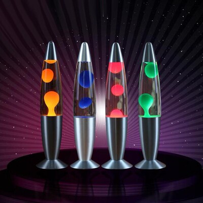 Metal Base Wax Lava Lamp Night Light for Bedroom Decor Europ