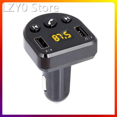 Fm Transmitter For Cars Handsfree Receiver Car Kit With Mic/