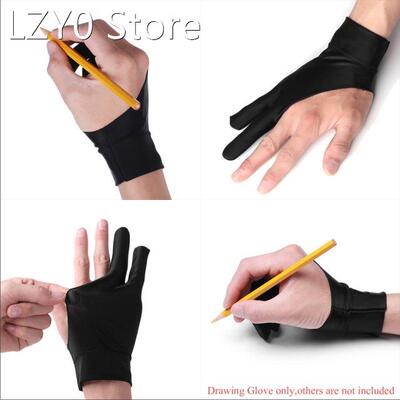 Artist Drawing Mittens 2 Finger Anti-fouling Glove For Drawi