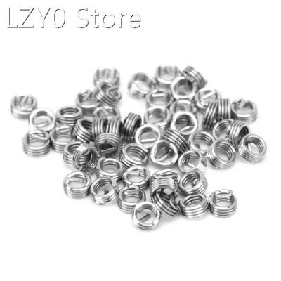 50Pcs Wire Thread Insert Stainless Steel Screw Hole Repairin