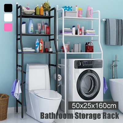 Over the Rack Metal Toilet Cabinet Shelving Storage Racks K