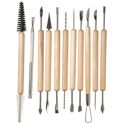 11pcs Clay Sculpting Kit Sculpt Smoothing Wax Carving Potter