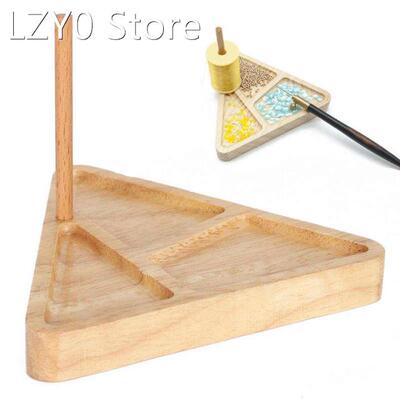 Sewing Tools Wooden Beading Tray Bead Board Triangular for D