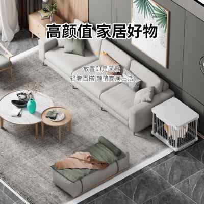 狗笼子不锈钢木质带厕所柯基柴犬泰迪大中小型犬宠物室内豪华加粗