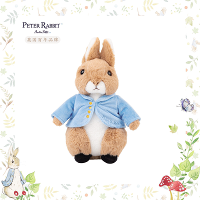 英国正版PeterRabbit比得兔升级款小兔公仔玩偶布偶毛绒玩具