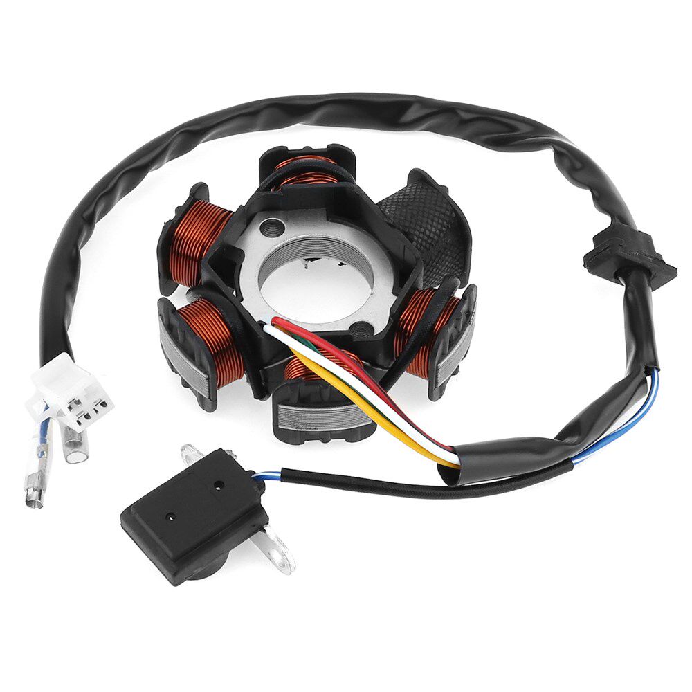 Motorcycle Parts GY6-125 Scooter Generator 6 Coils Magneto S_虎窝淘
