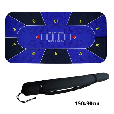 1.8m  Table Mat Rubber Table Top Cloth  Casino Poker Board
