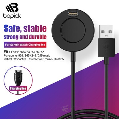 Usb Charging Cable For Garmin Fenix 6 6S 6X 5 5S 5X Charger