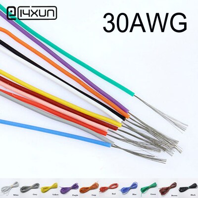 10metre 30AWG Silicone Wire ltra Flexiable Cable 0.055mm2 Ti