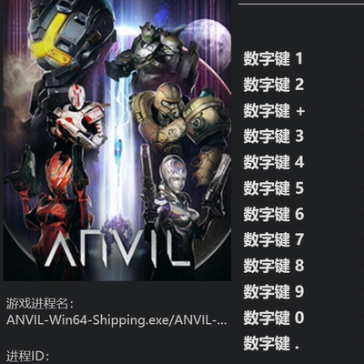 Anvil游戏修改器电脑版非游戏本体科技辅助