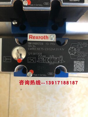 力士乐比例换向阀R900927230