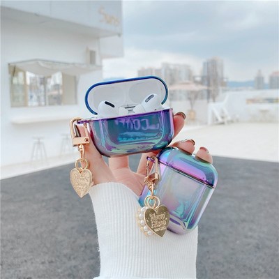 Luxury PC Hard For Airpods pro case Glitter Bling earphone