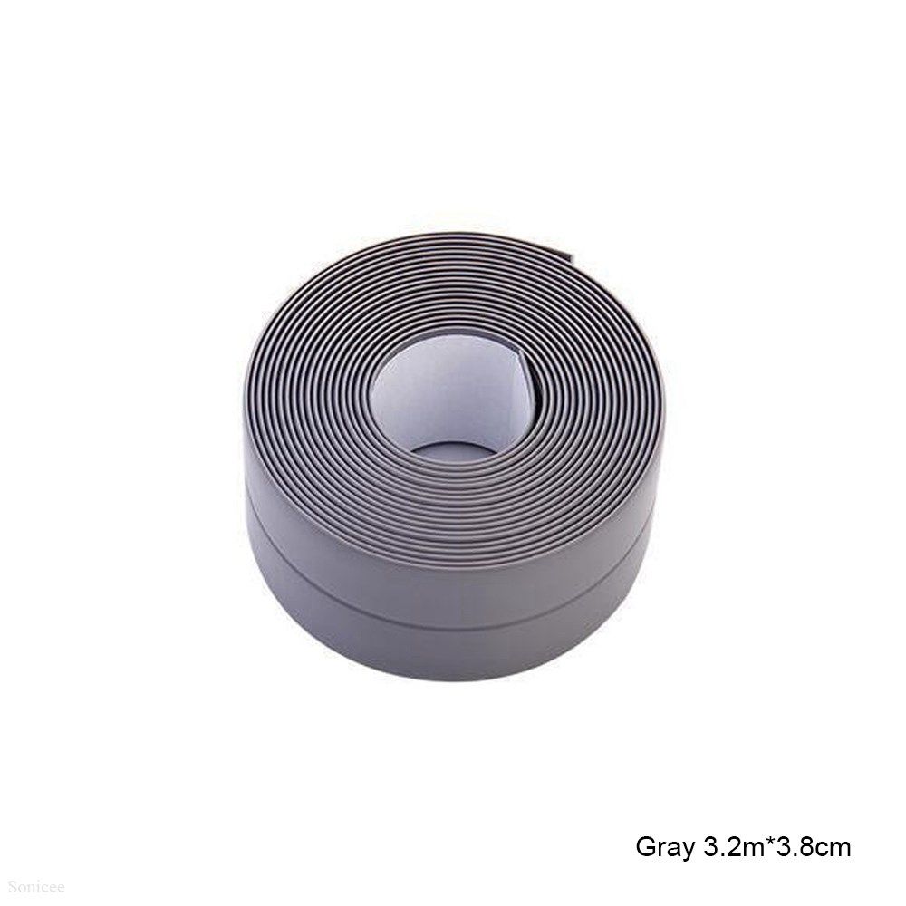 3.8cm*.3m PVC Self-adhesive Wall Sealing Tape Corner ers Dus_虎窝淘