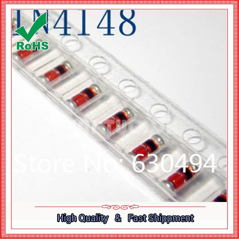 Hot Sell One Lot 200PCS Orignal SMD 1N4148 LL4148 4148 swit_虎窝淘