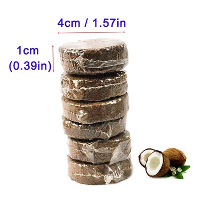 Compressed Coir Pith Pellet Coco Peat Fiber Disc Hydroponic