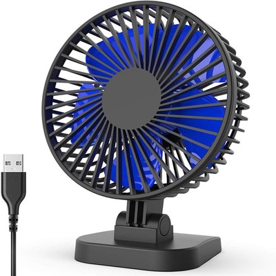 USB Desk Fan, Small but Mighty, Quiet Portable Fan for Deskt