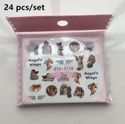 30 pcs/set Butterfly Nail Stickers  New Year Foil Snake Ang