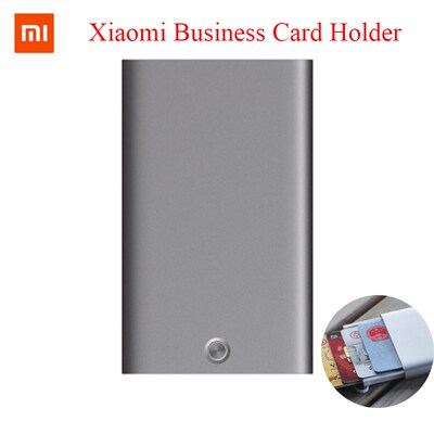 MIIIW Card Case Automatic Up Box Cover Card Holder Mijia Met