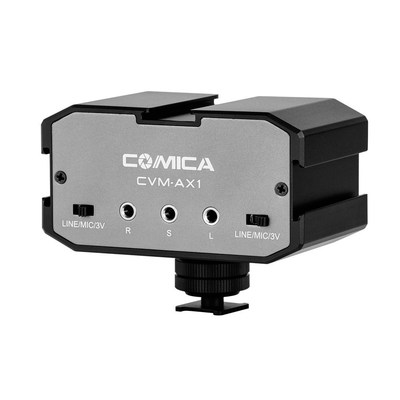 CoMica CVM AX1Audio Mixer Adapter Universal Dual Channel 3