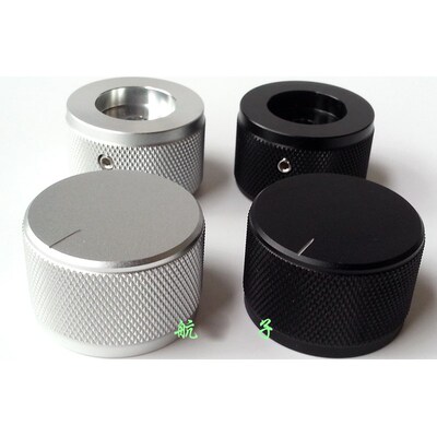 38x25mm Inner Hole 6.0mm All Aluminum Alloy Solid Knob Poten