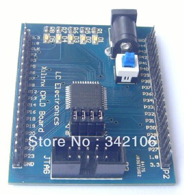 Free Shipping!!!   Xilinx CoolRunner-II XC2C32A CPLD develop