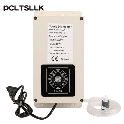 2000mg Ozone Generator 220V Air Water Sterilizer Purifier Fr