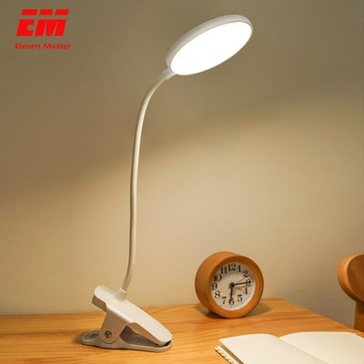 Touch Switch 3 Modes Clip Desk Lamp 4000K Eye Protection Re