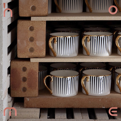 英国22K骨瓷马克杯餐碟