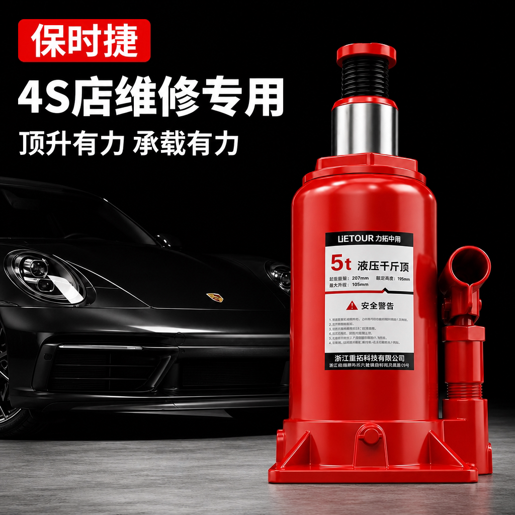 千斤顶液压立式2吨3吨5吨小汽车货车用车载手摇换胎工具千金顶
