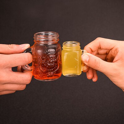 6Pcs Mini Mason Cup Shot Bullet Mug Originality Wine Agave