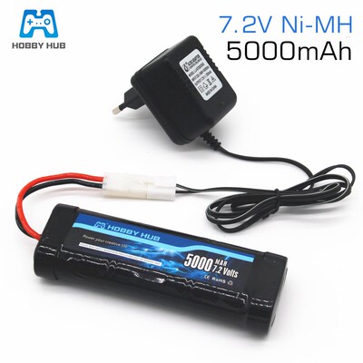 Hobby Hub 7.2V 5000mAh SC*6 Cells Battery with Charger Rech