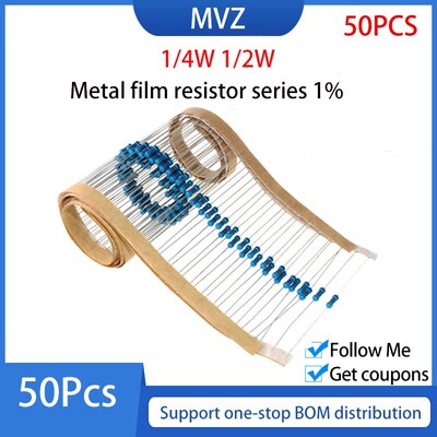 Metal film resistor series 1% 1/4W Watt 270K 300 330 360 K