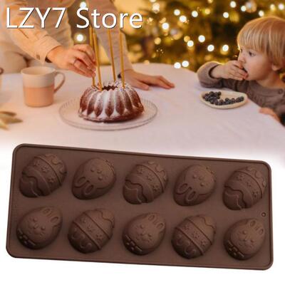 Silicone Chocolate Mold Easter Day Egg Shape Silicone Mold G