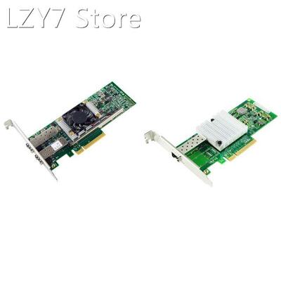 1 Set Silver Green 10Gb PCI-E NIC Network Card Chipset &