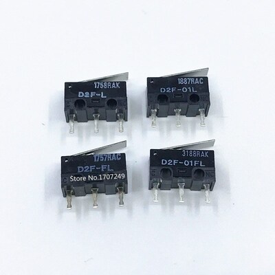 10Pcs original OMRON mouse micro switch D2FC F 7N 10m 20m O