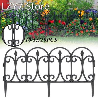 20PCS Garden Fence Garden Border Decorative Fence Picket Fen