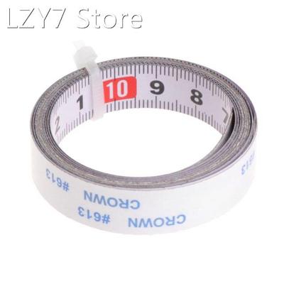 Adhesive Metric Scale Tape Measure 1m Paste Mechanical Steel