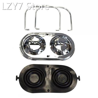 Master Cylinder Cover with 2PCS Bails Rubber Gasket Chrome F