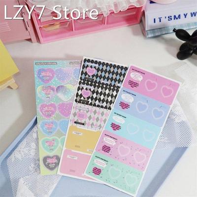 Cute Heart Shape Photo Frame Decorative Stickers Creative Ae