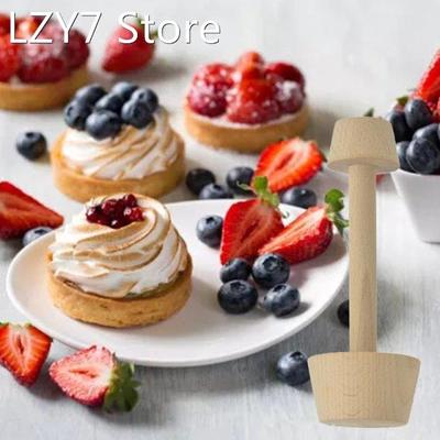 Tamper Mold Double Side Wooden Egg Tart Mould Double Head Ma